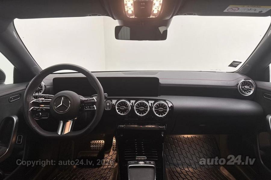 White Mercedes-Benz CLA-Class 2025 in Tallinn, with an engine capacity of 1.30 L and mileage of 28 thousand km for 36995 €, photo 5 on AUTOMOTO.COM.LV