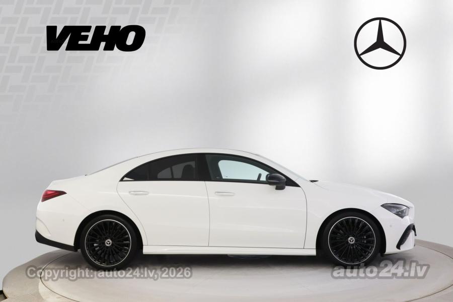 White Mercedes-Benz CLA-Class 2025 in Tallinn, with an engine capacity of 1.30 L and mileage of 23 thousand km for 40900 €, photo 3 on AUTOMOTO.COM.LV