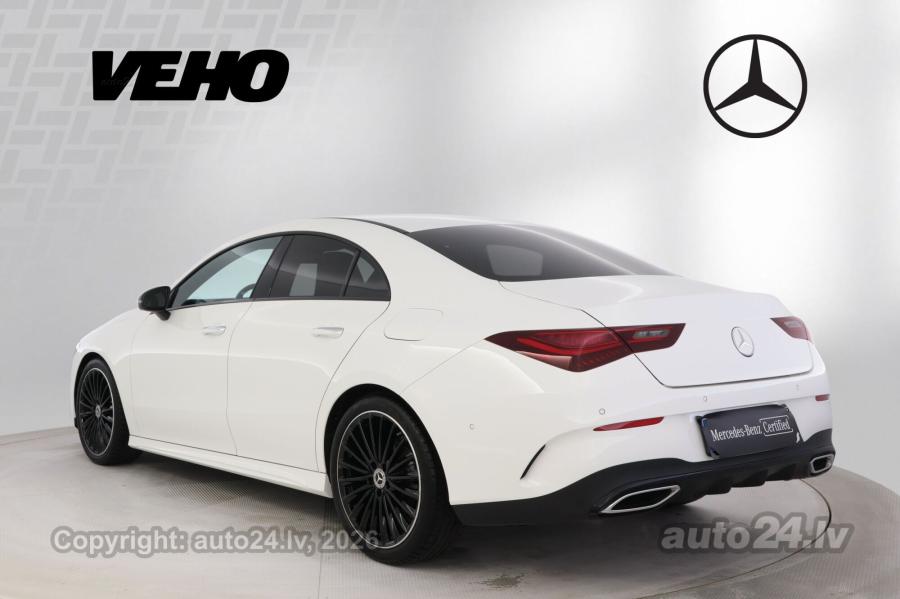 White Mercedes-Benz CLA-Class 2025 in Tallinn, with an engine capacity of 1.30 L and mileage of 23 thousand km for 40900 €, photo 5 on AUTOMOTO.COM.LV