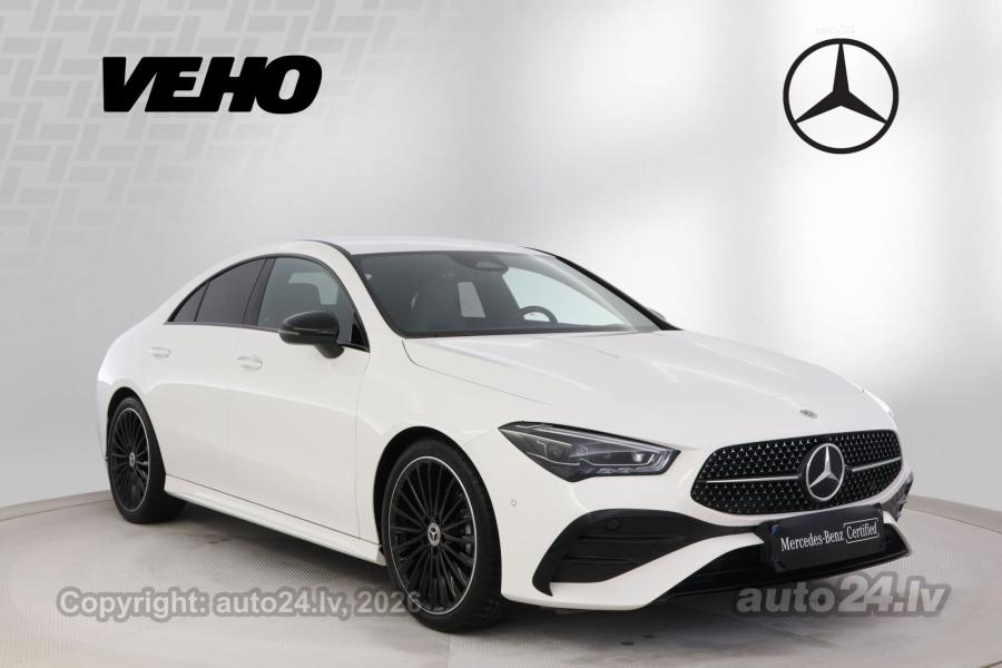 White Mercedes-Benz CLA-Class 2025 in Tallinn, with an engine capacity of 1.30 L and mileage of 23 thousand km for 40900 €, photo 6 on AUTOMOTO.COM.LV