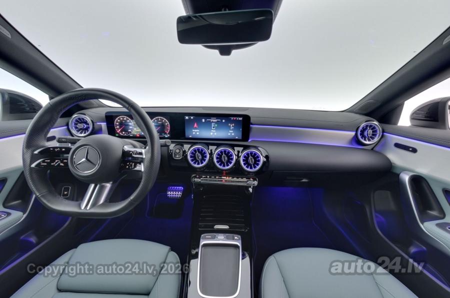 White Mercedes-Benz CLA-Class 2025 in Tallinn, with an engine capacity of 1.30 L and mileage of 23 thousand km for 40900 €, photo 11 on AUTOMOTO.COM.LV