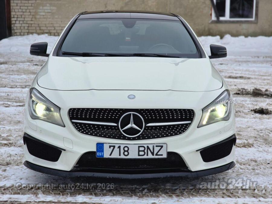 White Mercedes-Benz CLA-Class 2015 in Tallinn, with an engine capacity of 2.10 L and mileage of 219 thousand km for 11990 €, photo 2 on AUTOMOTO.COM.LV