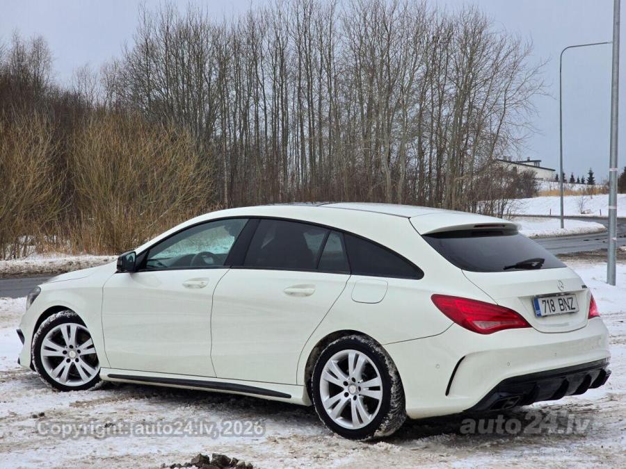White Mercedes-Benz CLA-Class 2015 in Tallinn, with an engine capacity of 2.10 L and mileage of 219 thousand km for 11990 €, photo 5 on AUTOMOTO.COM.LV