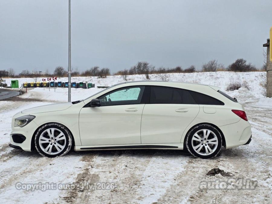 White Mercedes-Benz CLA-Class 2015 in Tallinn, with an engine capacity of 2.10 L and mileage of 219 thousand km for 11990 €, photo 8 on AUTOMOTO.COM.LV