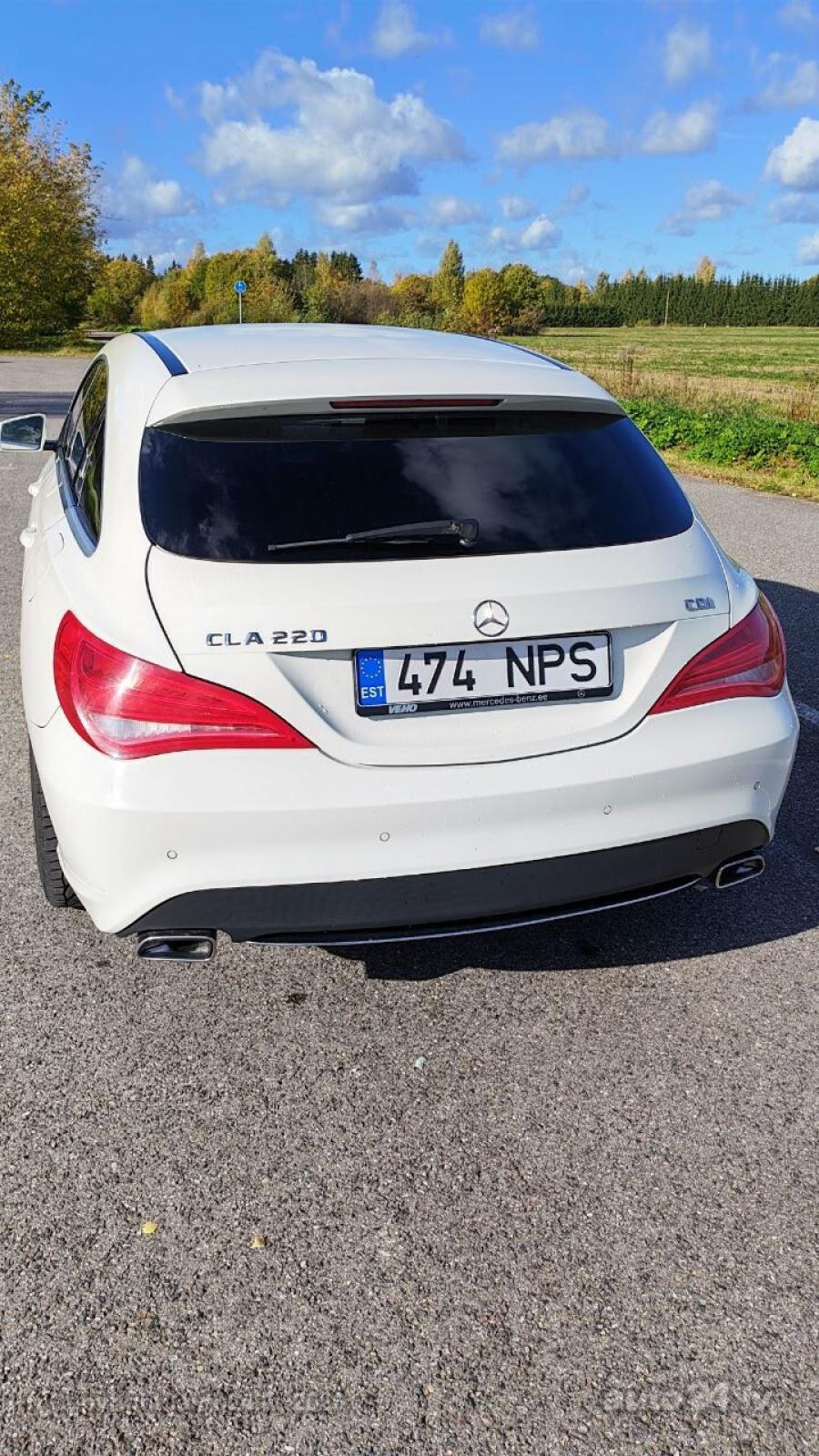 Balts Mercedes-Benz CLA-Class 2015 Tartu, ar dzinēja tilpumu 2.10 L un nobraukumu 275 tūkst. km par 9700 €, foto 3 vietnē AUTOMOTO.COM.LV