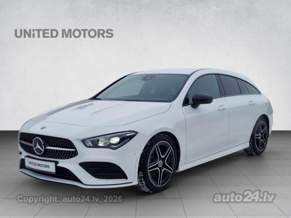 White Mercedes-Benz CLA-Class 2019 in Johvi, with an engine capacity of 1.30 L and mileage of 85 thousand km for 22900 €, photo 1 on AUTOMOTO.COM.LV