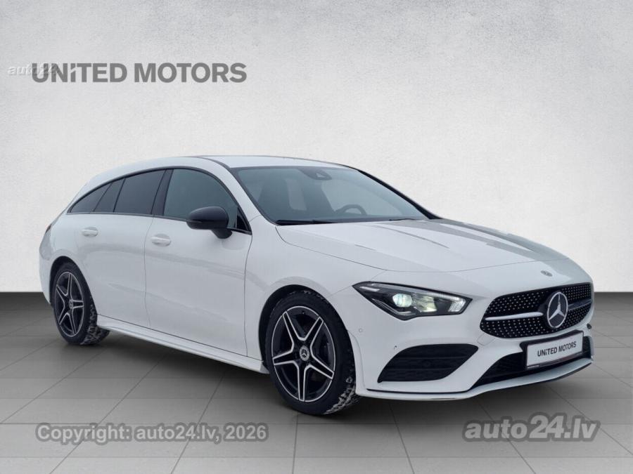 White Mercedes-Benz CLA-Class 2019 in Johvi, with an engine capacity of 1.30 L and mileage of 85 thousand km for 22900 €, photo 2 on AUTOMOTO.COM.LV
