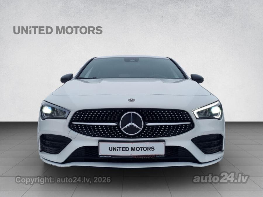 White Mercedes-Benz CLA-Class 2019 in Johvi, with an engine capacity of 1.30 L and mileage of 85 thousand km for 22900 €, photo 12 on AUTOMOTO.COM.LV