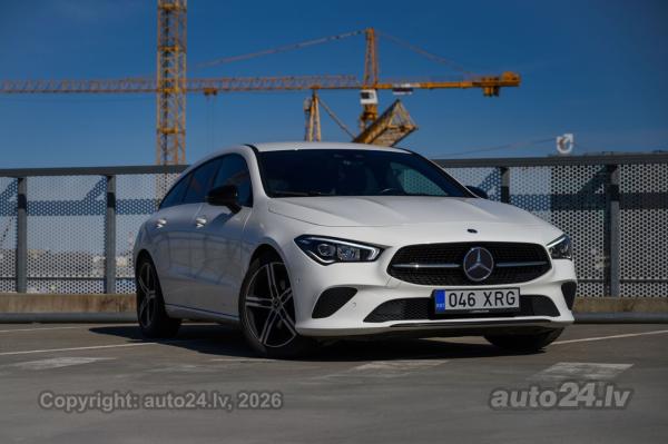 Balts Mercedes-Benz CLA-Class 2021 Tallina, ar dzinēja tilpumu 1.30 L un nobraukumu 78 tūkst. km par 22600 €, foto  vietnē AUTOMOTO.COM.LV
