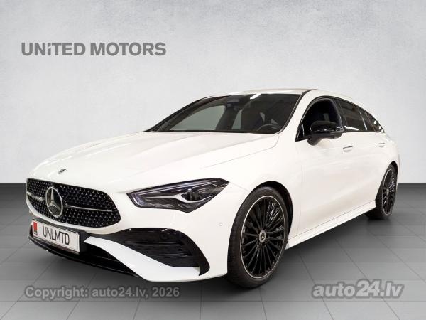 Balts Mercedes-Benz CLA-Class 2025 Tallina, ar dzinēja tilpumu 0.00 L un nobraukumu 26 tūkst. km par 36990 €, foto  vietnē AUTOMOTO.COM.LV