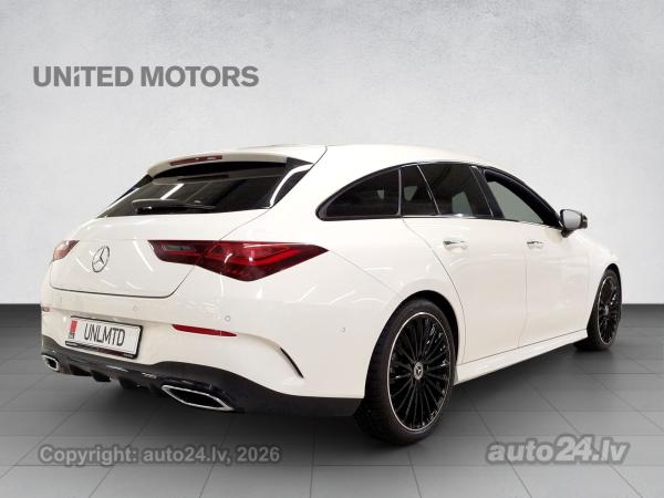 White Mercedes-Benz CLA-Class 2025 in Tallinn, with an engine capacity of 0.00 L and mileage of 26 thousand km for 36990 €, photo 2 on AUTOMOTO.COM.LV