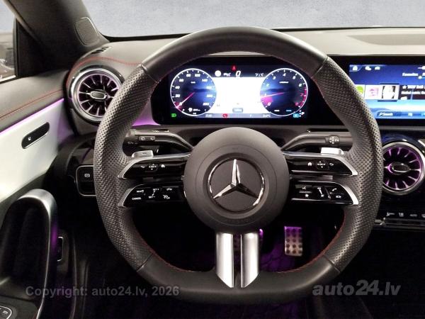 White Mercedes-Benz CLA-Class 2025 in Tallinn, with an engine capacity of 0.00 L and mileage of 26 thousand km for 36990 €, photo 4 on AUTOMOTO.COM.LV