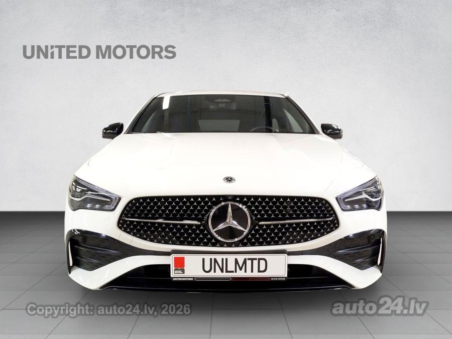 White Mercedes-Benz CLA-Class 2025 in Tallinn, with an engine capacity of 0.00 L and mileage of 26 thousand km for 36990 €, photo 13 on AUTOMOTO.COM.LV