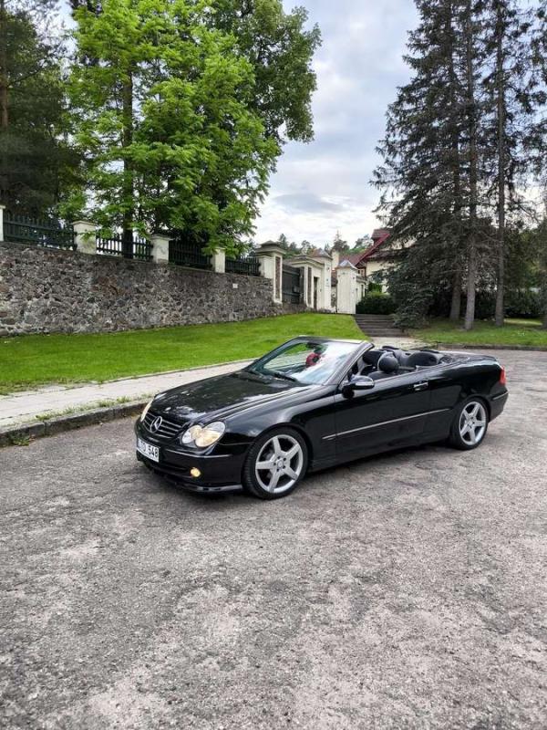 Melns Mercedes-Benz CLK 200 2004 Viļņa, ar dzinēja tilpumu 1.80 L un nobraukumu 211 tūkst. km par 5000 €, foto 5 vietnē AUTOMOTO.COM.LV