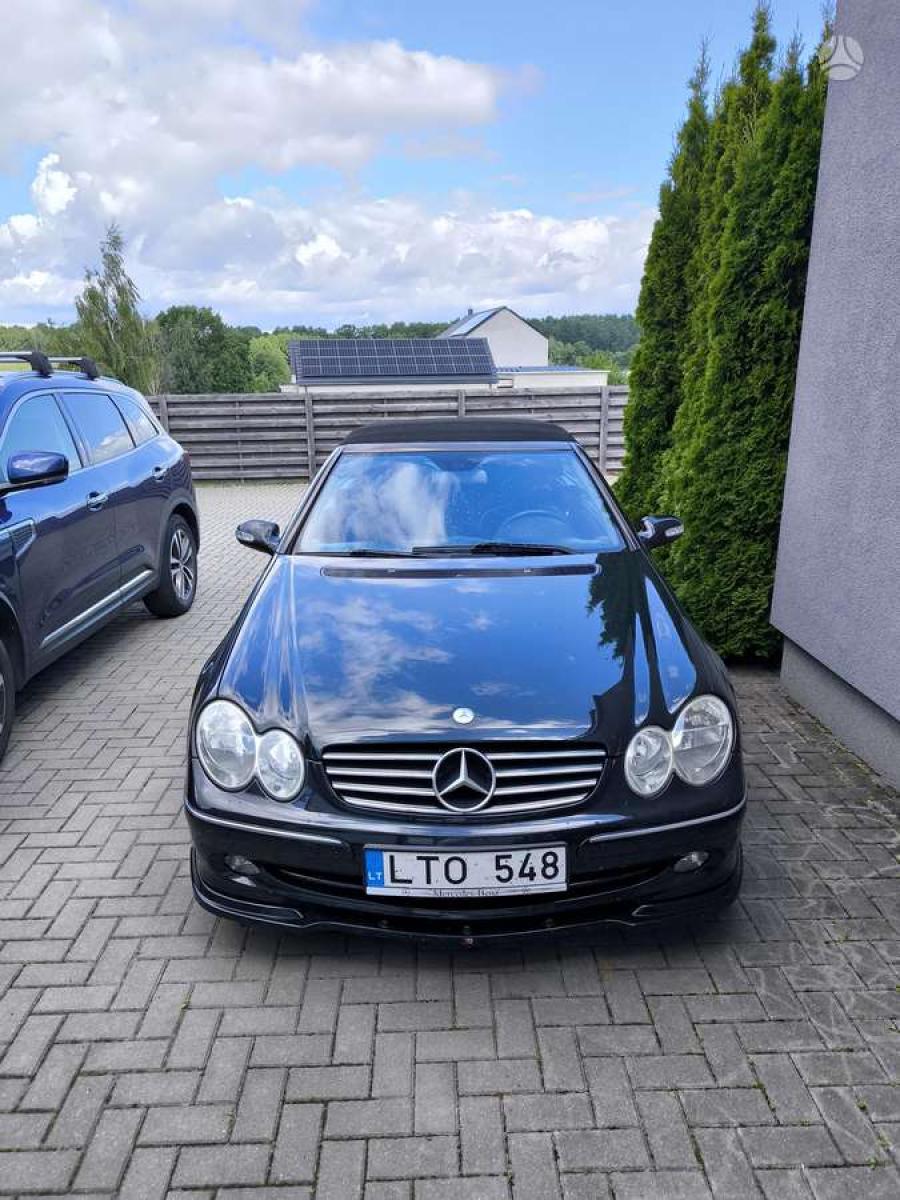 Melns Mercedes-Benz CLK 200 2004 Viļņa, ar dzinēja tilpumu 1.80 L un nobraukumu 211 tūkst. km par 5000 €, foto 9 vietnē AUTOMOTO.COM.LV