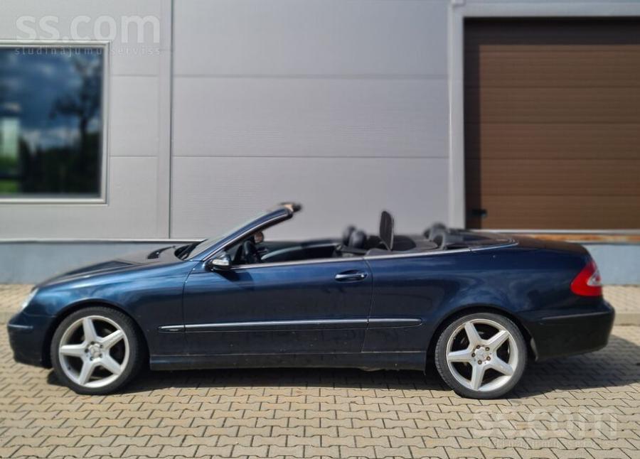 Black Mercedes-Benz CLK 200 2006 in Jekabpils, with an engine capacity of 1.80 L and mileage of 247 thousand km for 3798 €, photo 4 on AUTOMOTO.COM.LV
