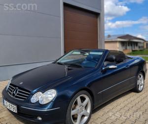 Black Mercedes-Benz CLK 200 2006 in Jekabpils, with an engine capacity of 1.80 L and mileage of 247 thousand km for 3798 €, photo 5 on AUTOMOTO.COM.LV