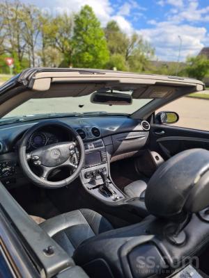 Black Mercedes-Benz CLK 200 2006 in Jekabpils, with an engine capacity of 1.80 L and mileage of 247 thousand km for 3798 €, photo 8 on AUTOMOTO.COM.LV