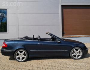 Black Mercedes-Benz CLK 200 2006 in Jekabpils, with an engine capacity of 1.80 L and mileage of 247 thousand km for 3798 €, photo 13 on AUTOMOTO.COM.LV
