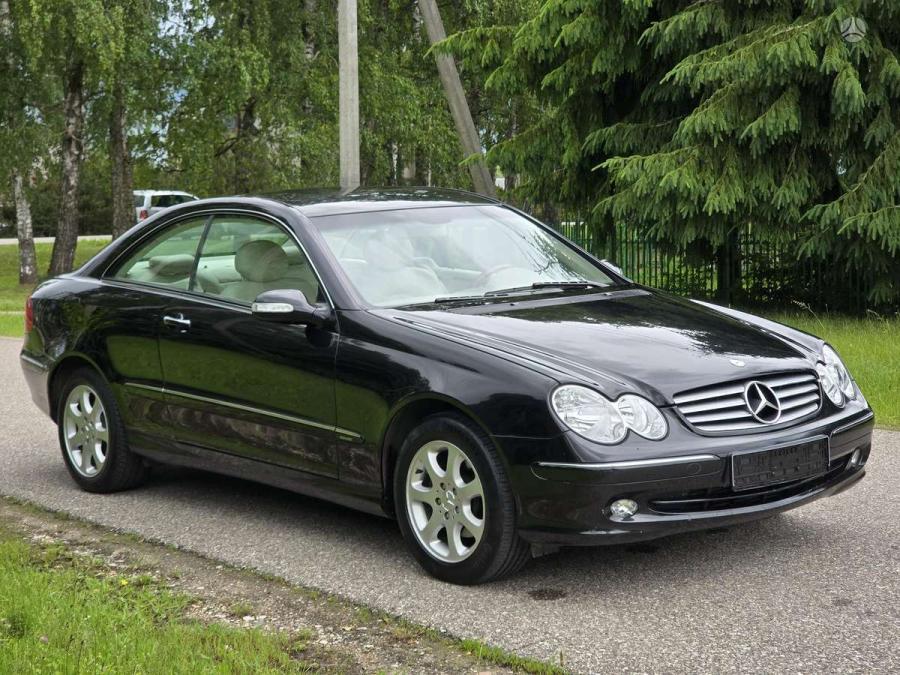 Черный Мерседес ЦЛК 200 2004 в Утена, объемом двигателя 1.80 л и пробегом 168 тыс. км за 4390 €, фото 3 на AUTOMOTO.COM.LV