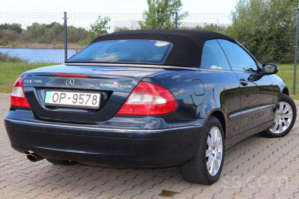 Мерседес ЦЛК 200 2006 в Рига на AUTOMOTO.COM.LV Синий Мерседес ЦЛК 200 2006 в Рига, объемом двигателя 2.00 л и пробегом 185 тыс. км за 5250 €, фото 10 на AUTOMOTO.COM.LV