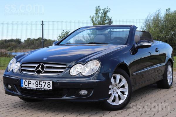 Blue Mercedes-Benz CLK 200 2006 in Riga, with an engine capacity of 1.80 L and mileage of 185 thousand km for 5200 €, photo 6 on AUTOMOTO.COM.LV