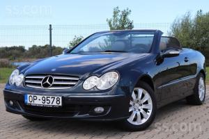 Blue Mercedes-Benz CLK 200 2006 in Riga, with an engine capacity of 1.80 L and mileage of 185 thousand km for 5200 €, photo 6 on AUTOMOTO.COM.LV