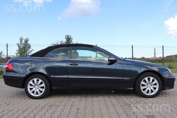 Blue Mercedes-Benz CLK 200 2006 in Riga, with an engine capacity of 1.80 L and mileage of 185 thousand km for 5200 €, photo 7 on AUTOMOTO.COM.LV