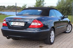 Blue Mercedes-Benz CLK 200 2006 in Riga, with an engine capacity of 1.80 L and mileage of 185 thousand km for 5200 €, photo 10 on AUTOMOTO.COM.LV