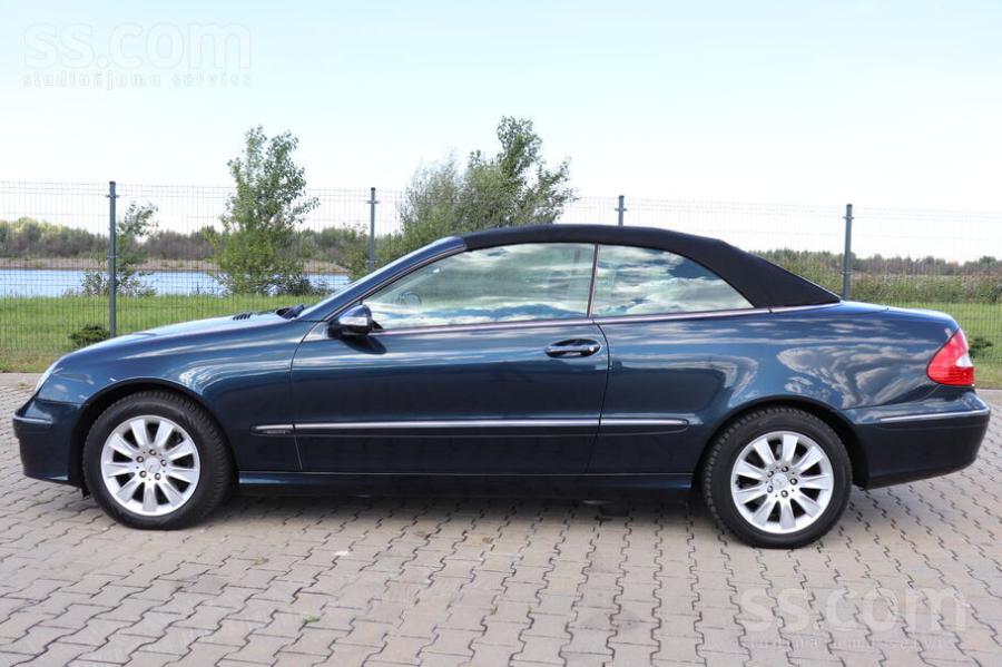 Blue Mercedes-Benz CLK 200 2006 in Riga, with an engine capacity of 1.80 L and mileage of 185 thousand km for 5200 €, photo 15 on AUTOMOTO.COM.LV