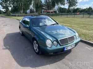 Green Mercedes-Benz CLK 200 1998 in Riga, with an engine capacity of 2.00 L and mileage of 183 thousand km for 2190 €, photo  on AUTOMOTO.COM.LV