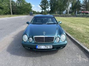 Зеленый Мерседес ЦЛК 200 1998 в Рига, объемом двигателя 2.00 л и пробегом 183 тыс. км за 2190 €, фото 3 на AUTOMOTO.COM.LV