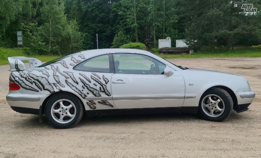 Серый Мерседес ЦЛК 200 1999 в Радвилишкис, объемом двигателя 2.00 л и пробегом 185 тыс. км за 1300 €, фото 7 на AUTOMOTO.COM.LV