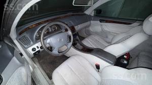 Grey Mercedes-Benz CLK 200 1999 in Riga, with an engine capacity of 2.00 L and mileage of 269 thousand km for 550 €, photo 7 on AUTOMOTO.COM.LV
