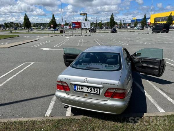 Pelēks Mercedes-Benz CLK 200 2001 Rīga, ar dzinēja tilpumu 2.00 L un nobraukumu 280 tūkst. km par 900 €, foto 2 vietnē AUTOMOTO.COM.LV