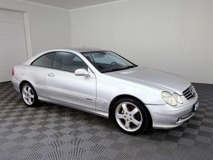 Pelēks Mercedes-Benz CLK 200 2003 Tallina, ar dzinēja tilpumu 1.80 L un nobraukumu 299 tūkst. km par 999 €, foto  vietnē AUTOMOTO.COM.LV