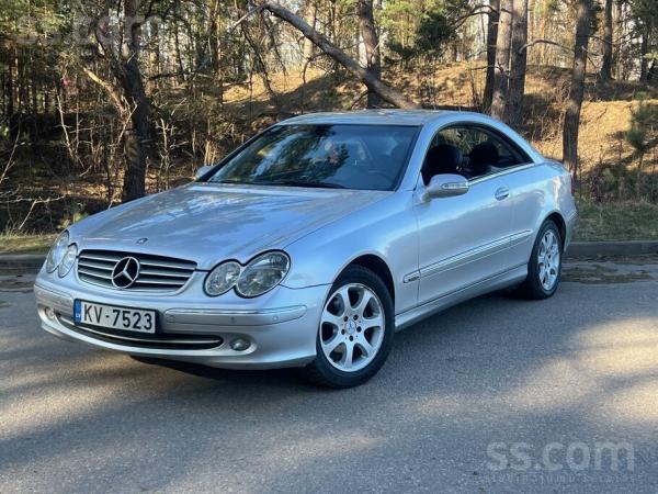 Grey Mercedes-Benz CLK 200 2005 in Riga, with an engine capacity of 1.80 L and mileage of 338 thousand km for 1360 €, photo 1 on AUTOMOTO.COM.LV