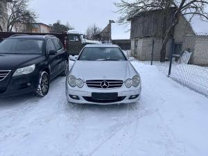 Grey Mercedes-Benz CLK 200 2007 in Vilnius, with an engine capacity of 1.80 L and mileage of 220 thousand km for 3950 €, photo 2 on AUTOMOTO.COM.LV