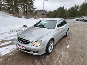 Grey Mercedes-Benz CLK 200 2007 in Vilnius, with an engine capacity of 1.80 L and mileage of 233 thousand km for 3750 €, photo  on AUTOMOTO.COM.LV