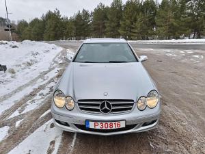 Grey Mercedes-Benz CLK 200 2007 in Vilnius, with an engine capacity of 1.80 L and mileage of 233 thousand km for 3750 €, photo 2 on AUTOMOTO.COM.LV