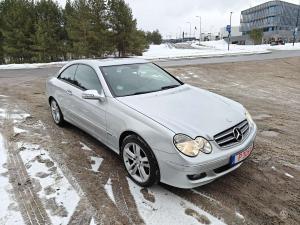 Grey Mercedes-Benz CLK 200 2007 in Vilnius, with an engine capacity of 1.80 L and mileage of 233 thousand km for 3750 €, photo 3 on AUTOMOTO.COM.LV