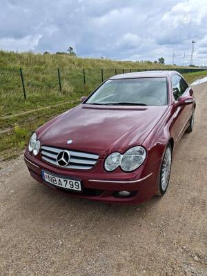 Red Mercedes-Benz CLK 200 2006 in Mazeikiai, with an engine capacity of 1.80 L and mileage of 253 thousand km for 4500 €, photo  on AUTOMOTO.COM.LV