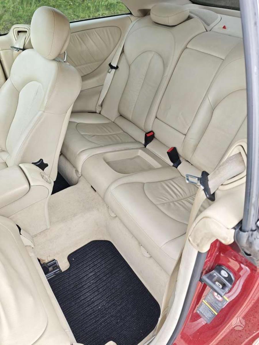 Red Mercedes-Benz CLK 200 2006 in Mazeikiai, with an engine capacity of 1.80 L and mileage of 253 thousand km for 4500 €, photo 13 on AUTOMOTO.COM.LV