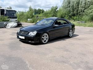 Black Mercedes-Benz CLK 220 2006 in Sakiai, with an engine capacity of 2.10 L and mileage of 209 thousand km for 2750 €, photo  on AUTOMOTO.COM.LV