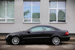 Черный Мерседес ЦЛК 220 2006 в Рига, объемом двигателя 2.20 л и пробегом 271 тыс. км за 2995 €, фото 3 на AUTOMOTO.COM.LV