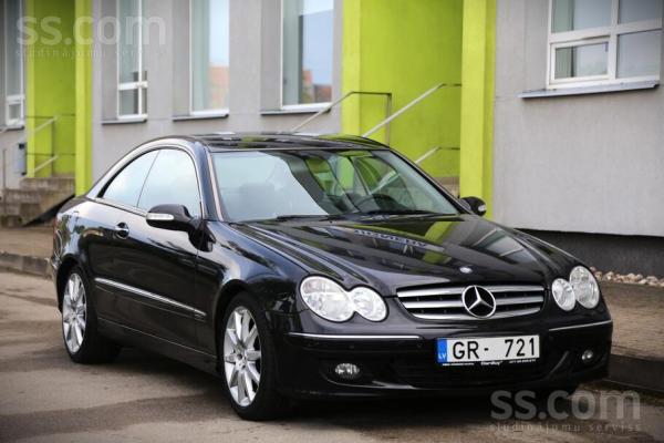 Черный Мерседес ЦЛК 220 2006 в Рига, объемом двигателя 2.20 л и пробегом 271 тыс. км за 2995 €, фото 4 на AUTOMOTO.COM.LV