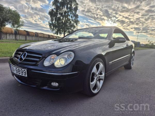 Melns Mercedes-Benz CLK 220 2007 Rīga, ar dzinēja tilpumu 2.20 L un nobraukumu 190 tūkst. km par 2990 €, foto 1 vietnē AUTOMOTO.COM.LV