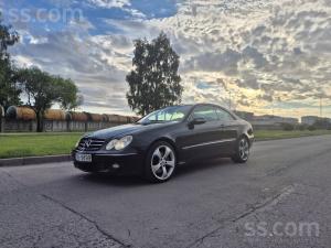 Black Mercedes-Benz CLK 220 2007 in Riga, with an engine capacity of 2.20 L and mileage of 190 thousand km for 2990 €, photo 3 on AUTOMOTO.COM.LV
