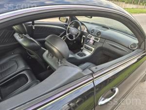 Black Mercedes-Benz CLK 220 2007 in Riga, with an engine capacity of 2.20 L and mileage of 190 thousand km for 2990 €, photo 10 on AUTOMOTO.COM.LV