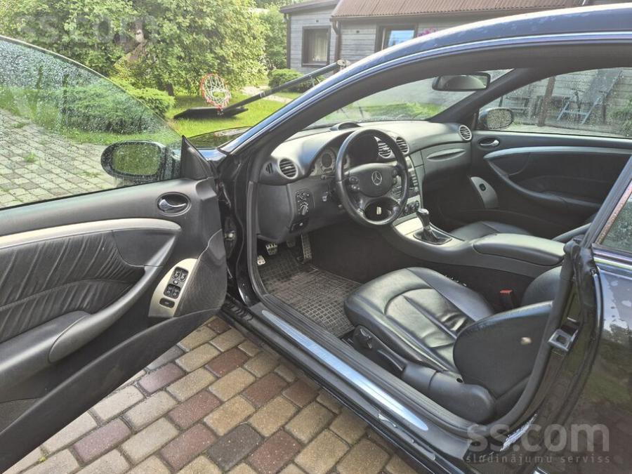 Black Mercedes-Benz CLK 220 2007 in Riga, with an engine capacity of 2.20 L and mileage of 190 thousand km for 2990 €, photo 15 on AUTOMOTO.COM.LV